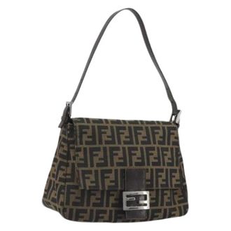 Fendi Sac bandouli&egrave;re Zucca Canvas Pre-owned - Femme - Pre-owned - Brun - Taille: ONE Size