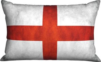 Generic Kissenbezüge St. Georges England Flagge Rechteckigen Kissenbezug Waschbar Wohnkultur Bett Kissenbezüge, Für Lounge, Bett, Wohnzimmer, 40x60cm