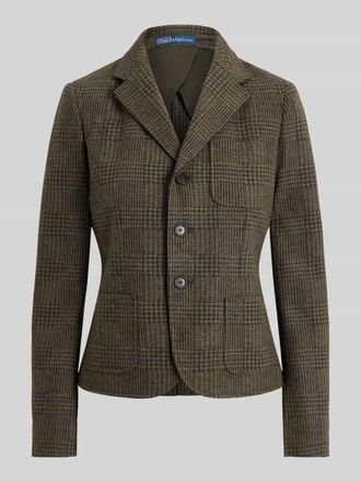 Polo Ralph Lauren Regular Fit Longblazer aus Baumwoll-Woll-Mix