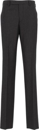 Paul Smith Pantalon de costume ajust&eacute; en laine et cachemire - Homme - Pantalons - Gris - Taille: W32