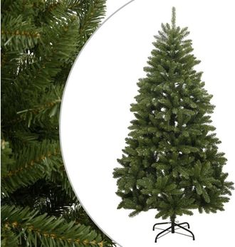 vidaXL vidaXL K&uuml;nstlicher Weihnachtsbaum Klappbar mit St&auml;nder Gr&uuml;n 210 cm
