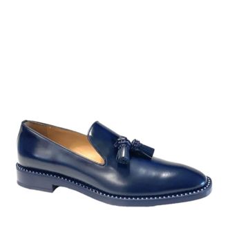 Fratelli Rossetti Femme, Chaussures, Bleu, Taille: 35 EU Mocassins en cuir &agrave; pampilles