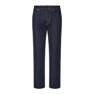 Stone Island Jean Droit Coupe R&eacute;guli&egrave;re Cinq Poches - Homme - Jeans - Bleu - Taille: W32