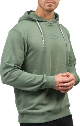 Indicode Herren Bentley Sweatshirt mit Kapuze | Hoodie Kapuzenpullover f&uuml;r M&auml;nner Laurel Wreath, L