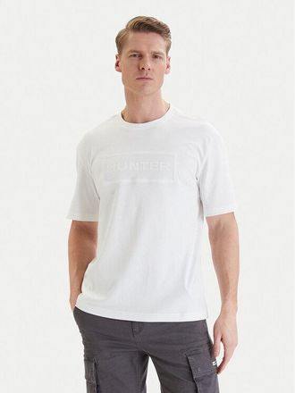 Hunter T-Shirt W126-HRMTS-1004-01X Wei&szlig; Regular Fit