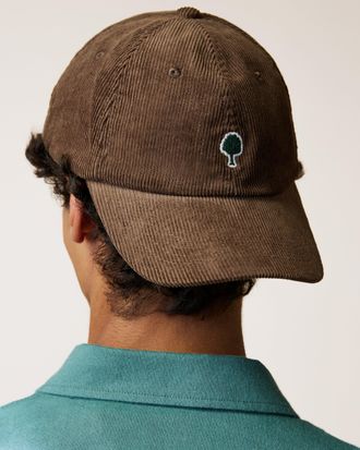 Faguo Casquette en velours chocolat