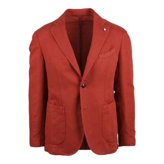 L.B.M. 1911 L.b.m. 1911, Homme, Vestes, Orange, Taille: XL Stondato Blazer