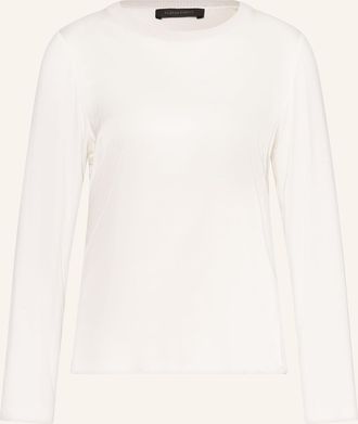 Elena Miro Elena Miro Longsleeve Im Materialmix weiss