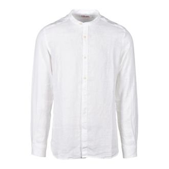 MC2 Saint Barth Homme, Chemises, Blanc, Taille: S Chemise en Lin