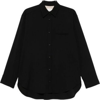 Alysi Femme, Blouses et Chemises, Noir, Taille: 38 FR Chemise boutonn&eacute;e