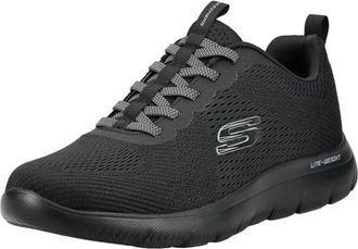 Skechers Summits Eckler 232963 BBK Baskets pour homme Noir, Noir, 48.5 EU