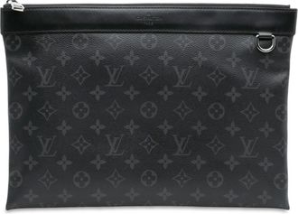 Louis Vuitton Clutches - Monogram Eclipse Discovery Pochette GM - Gr. unisize - in Schwarz - für Damen
