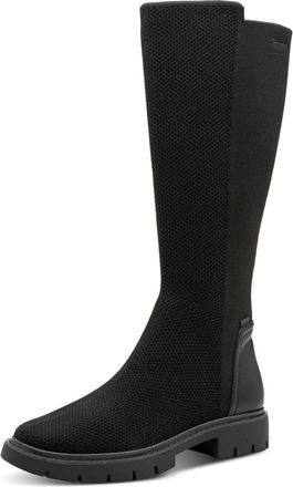 Tamaris Comfort Damen Stiefel mit Stretch-Anteil Wasserabweisend, Schwarz (Black), 39 EU