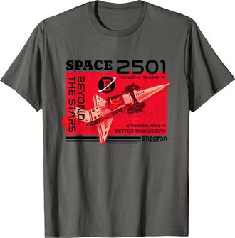 Meccano Erector Space 2501 Raumschiff Retro T-Shirt