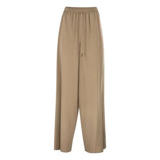 Max Mara Genero Weite Hose - - Trousers - Damen - Beige - M