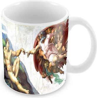 Fabulous Kapelle Mug Sistine Die Erschaffung Adams vatikan Italien