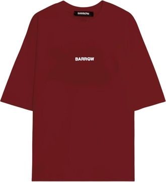 Barrow Barrow, unisex, Tops, Rouge, Taille: L Jersey T-Shirt