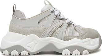 Patrizia Pepe Femme, Chaussures, Gris, Taille: 37 EU Suede Baskets