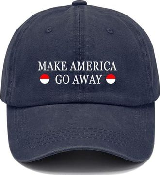 Generic Casquette Make America Go Away, Make America Go Away, CH-Bleu fonc&eacute;, 53