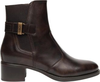 Nero Giardini Ankle Boot aus Leder und Stoff - - Shoes - Damen - Braun - 37 EU