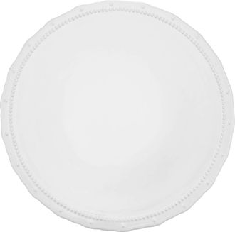 RBV BIRKMANN Birkmann, Premium Baking, runder Tortenteller im Vintage Style, aus Keramik mit Verzierungen, wei&szlig; gl&auml;nzend, handgefertigt, &Oslash; 33 cm, 1,5 cm hoch, 4436