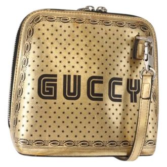 Gucci Pre-owned Leder Clutch - - Pre-owned - Damen - Gelb - ONE SIZE