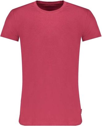 Gaud&igrave; Rotes Baumwoll-Logo-T-Shirt - - Tops - Herren - Rot - S