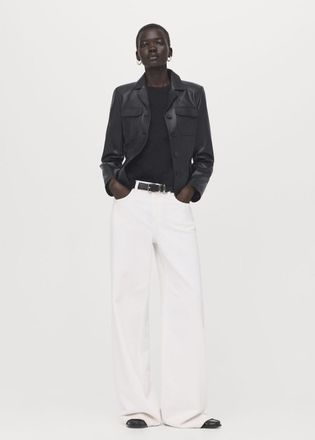 Mango T-shirt coton manches courtes noir - Femme - XXS - MANGO