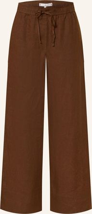 Tommy Hilfiger Leinenhose braun