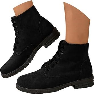 Generic Bottes de marche dhiver pour femme - Imperméables - Doublure en fourrure - Fermeture éclair - Chaussures légères antidérapantes mi-mollet - Chaudes, N