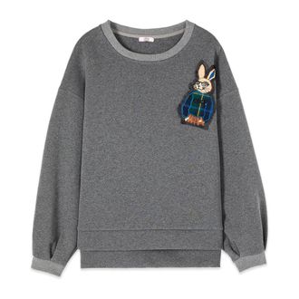 Oltre Damen, Sweatshirts & Hoodies, Grau, S/MGr&ouml;&szlig;e