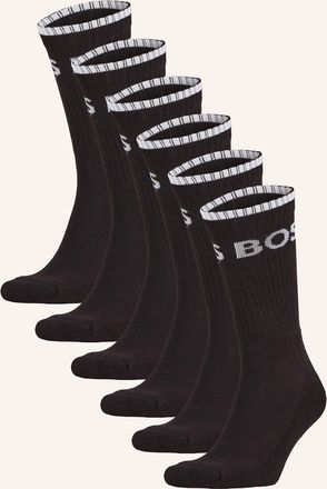 HUGO BOSS 6er-Pack Socken Qs schwarz