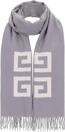 Givenchy Mens Bicolor Virgin Wool Scarf