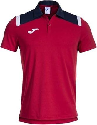 Joma Polo pour Homme - Toledo - Manches Courtes, Rouge/Marine, XXL