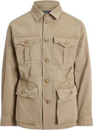 Ralph Lauren Fieldjacket aus einem Baumwoll-Canvas mit goldenen Blazerkn&ouml;pfen in