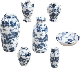 TOPBATHY 1satz Miniatur Vase Teiliges Puppenhaus Zubehör Für Miniaturdekoration Elegantes Keramikdesign Für Puppenhaus Und Foto-Requisiten Handwerklich Geferti