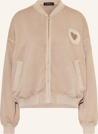 Grace Grace Sweatjacke braun