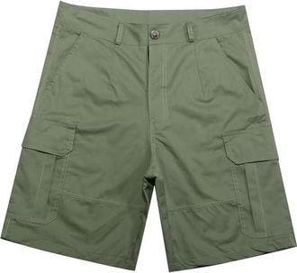 Generic 2026 Pantalon cargo pour homme Short extensible classique, Vert, XXL