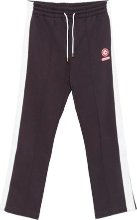 Casablanca Homme, Pantalons, Violet, Taille: XL Laurel Tape Pantalons de surv&ecirc;tement