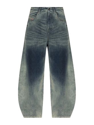 Diesel Straight Leg Jeans - Blau