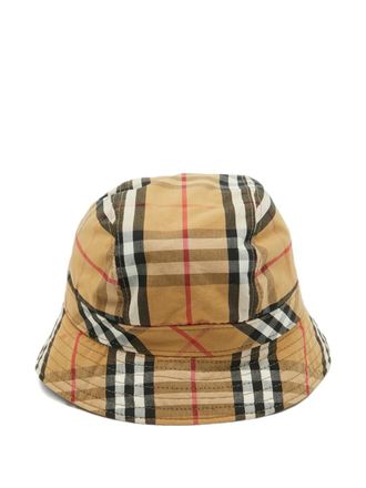 Burberry bob &agrave; carreaux - Tons neutres