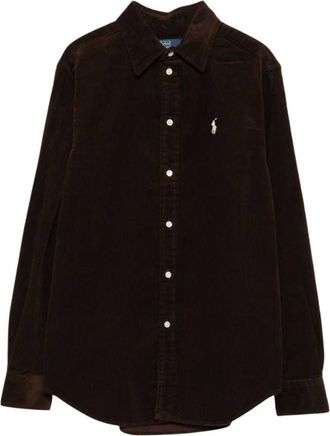 Polo Ralph Lauren Femme, Blouses et Chemises, Brun, Taille: 38 FR Chemise