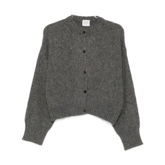 Alysi Seiden & Nylon Grauer Pullover - - Knitwear - Damen - Grau - M