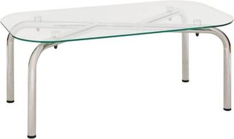 Atmosphera Couchtisch Hecate silber 110x60cm - Atmosphera créateur dintérieur