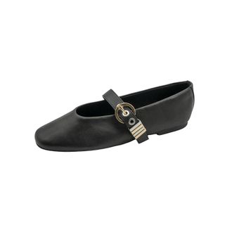 Steve Madden Lucia Mary Jane Flat - Femme - Chaussures - Noir - Taille: 41 EU