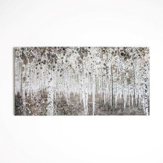 Graham & Brown Art for the Home - Wald in Aquarell - Leinwandbild - 120x60 cm