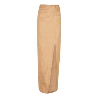 Cortana Peaches Maxi Rock - - Skirts - Damen - Gelb - M