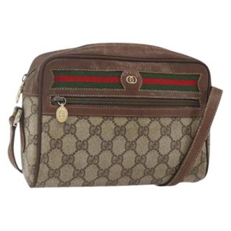 Gucci unisex, Pre-owned, Multicolore, Taille: ONE Size Sac bandouli&egrave;re en toile Pre-owned