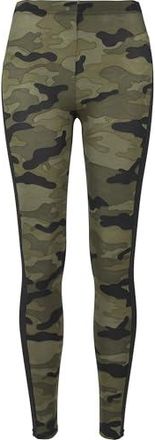 Urban Classics Femme Urban Classics &Agrave; Rayures pour Femme Leggings, Noir/Gris, S EU