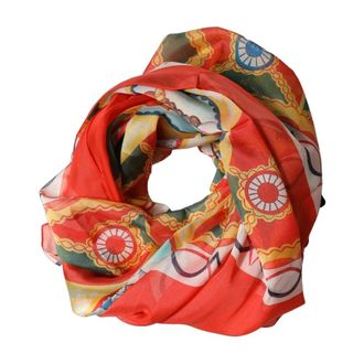 Dolce & Gabbana Foulard en Soie Imprim&eacute; - Femme - Accessoires - Multicolore - Taille: ONE Size